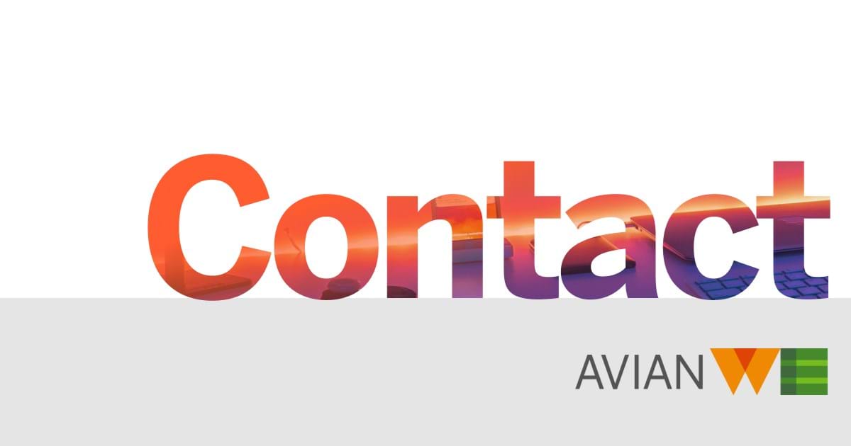 Contact Us | Avian We.